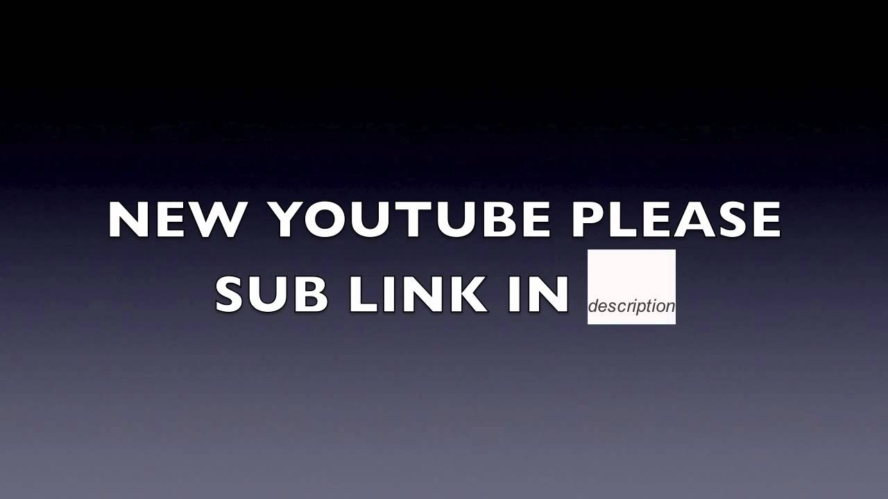 NEW YOUTUBE SUB!!!!! - YouTube