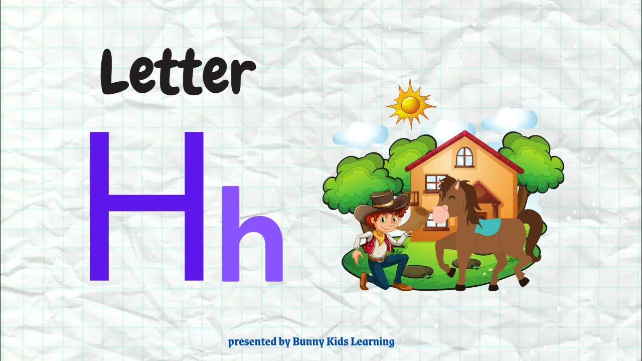 幼兒英語:英語自然拼讀學習系統 English Phonics Lesson 8: Letter Hh - YouTube