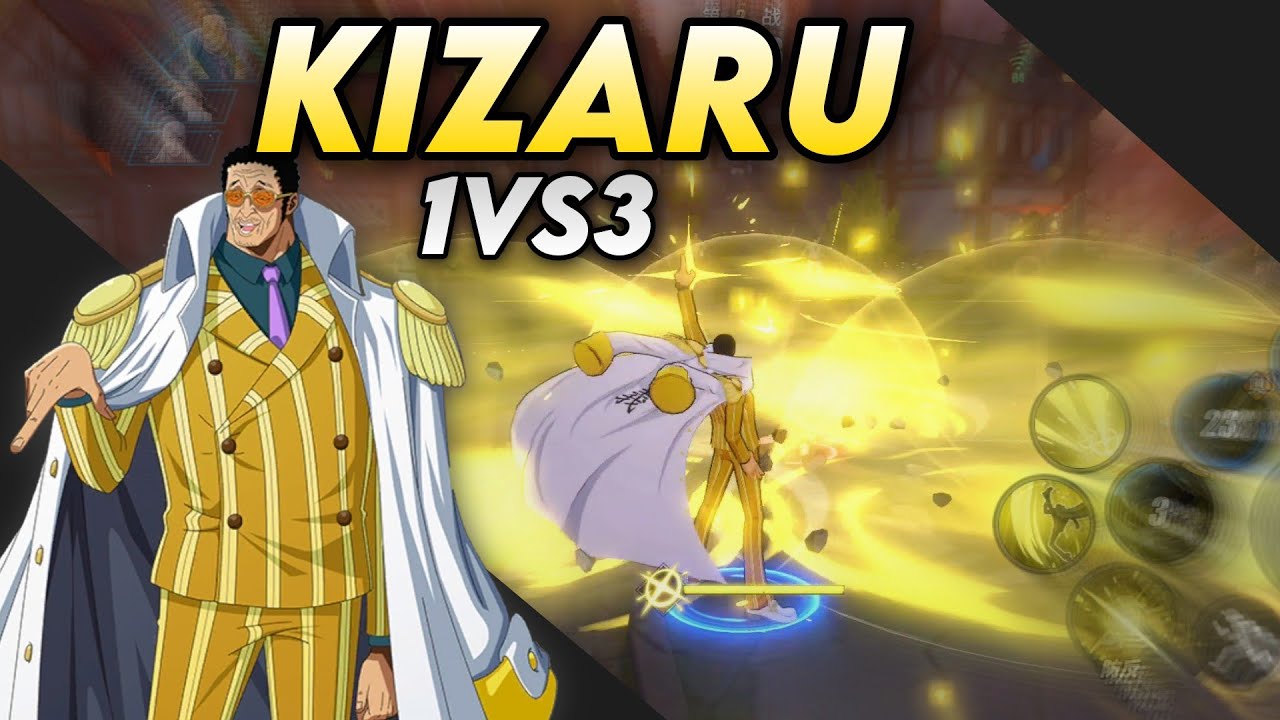Kizaru 1vs3 (3 games) One Piece Fighting Path - YouTube