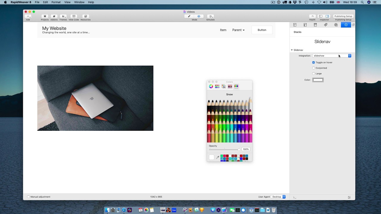 UIkit 3 - Slideshow - YouTube