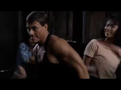 Jean-Claude Van Damme dances American disco in Kickboxer (1989)