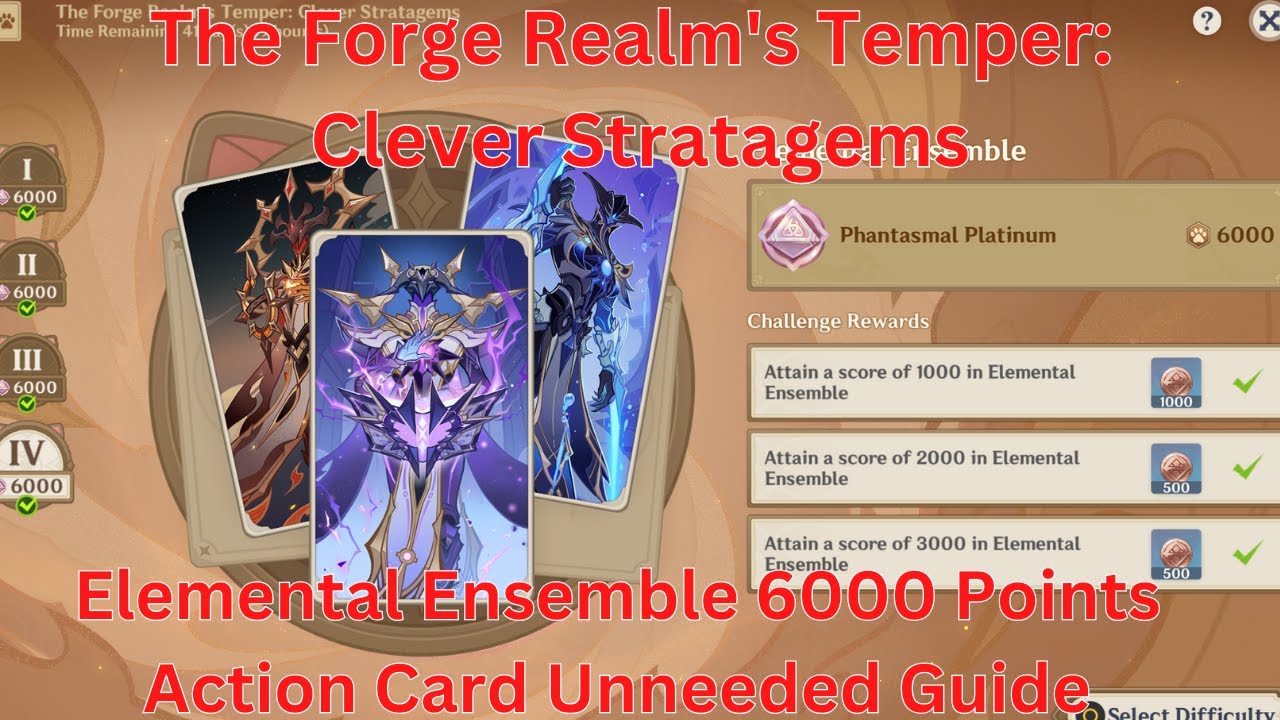 The Forge Realm's Temper Clever Stratagems Elemental Ensemble 6000 ...