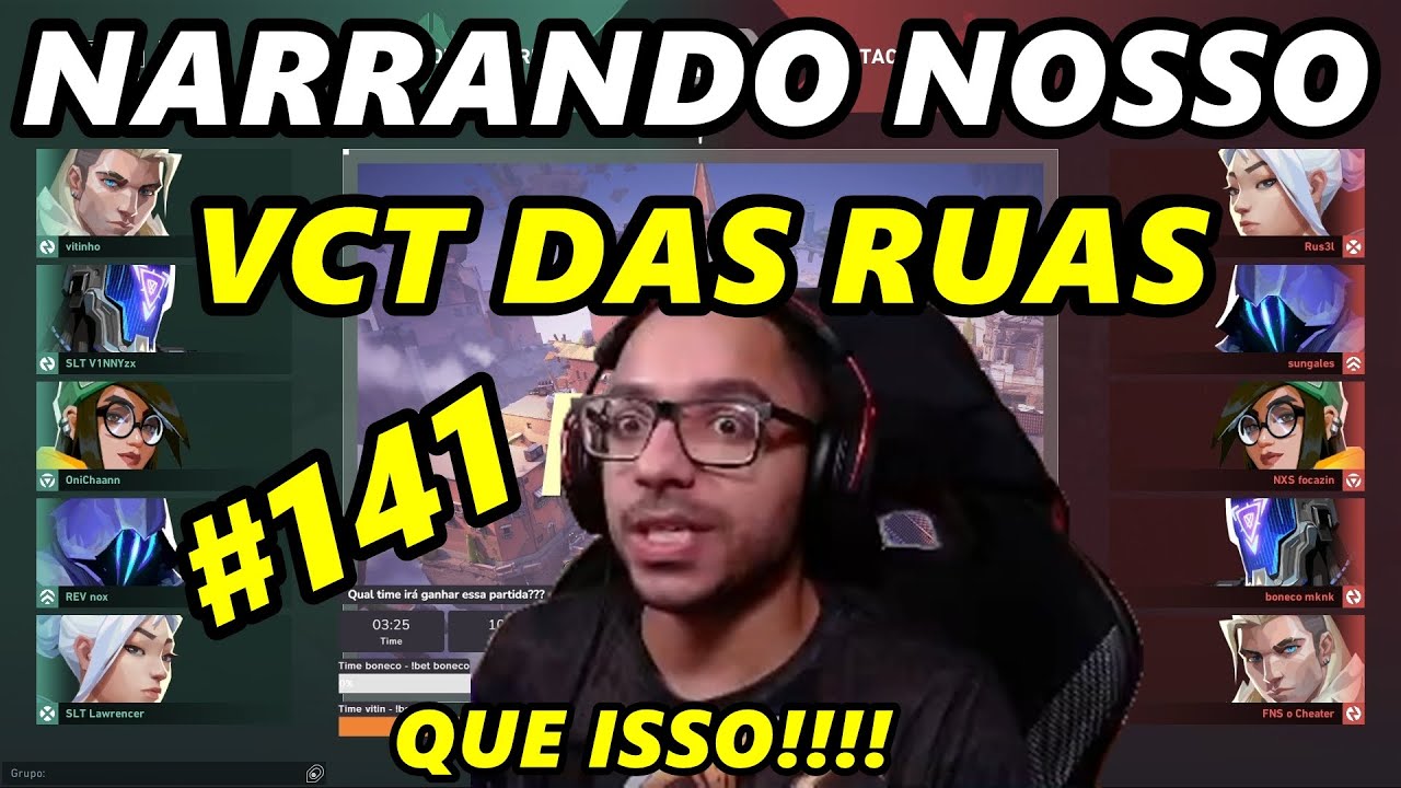 UM JOGO BASTANTE ACIRRADO NESSA ASCENT | VCT das Ruas #141 - YouTube