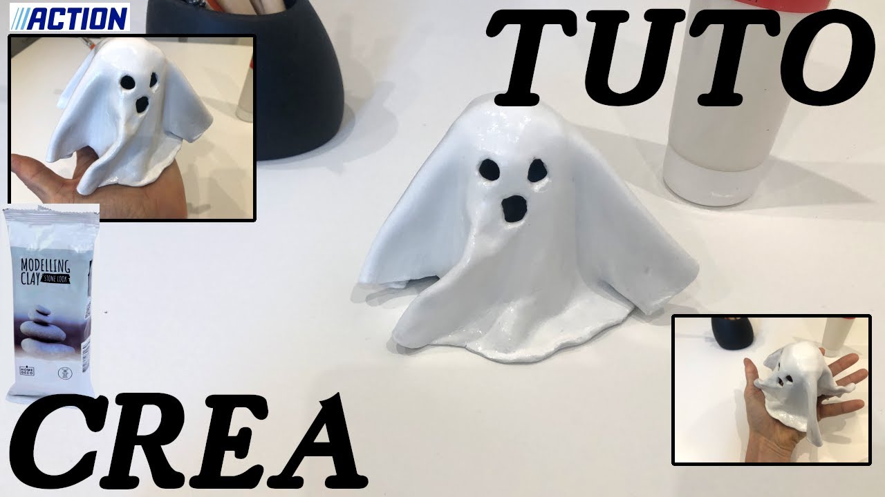 FANTOME COMMENT FABRIQUER FACILEMENT FANTOME TUTO DIY Argile ...