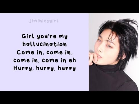 I.N - "Hallucination" Easy Lyrics - YouTube