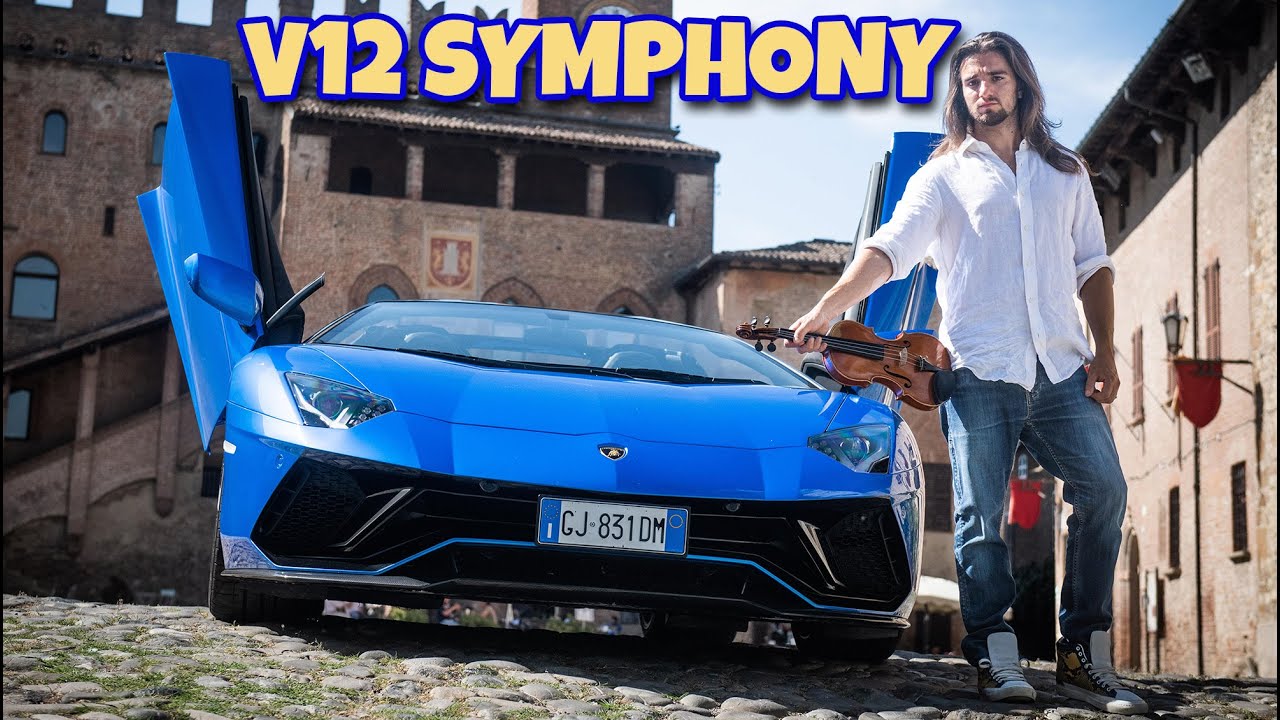 Lamborghini Engine Songs - V12 Symphony with Violinist Luca Natali ...