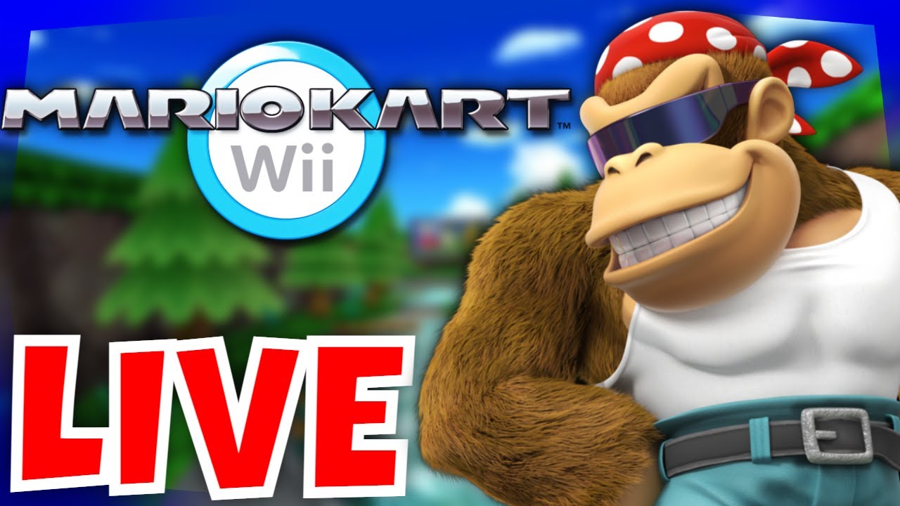 Funky Kong = The GOAT | Playing Mario Kart Wii with Viewers - YouTube