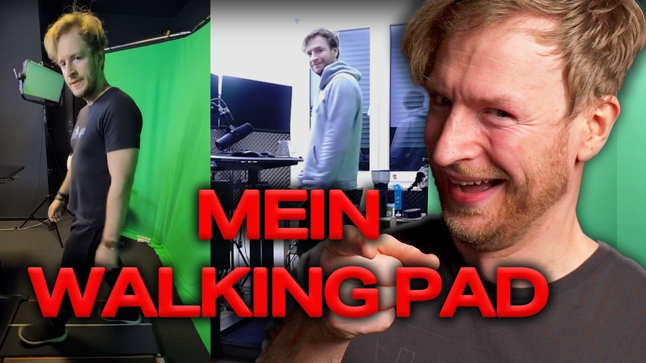 10km am Tag? Easy! Walking Pad statt Gaming Chair - YouTube