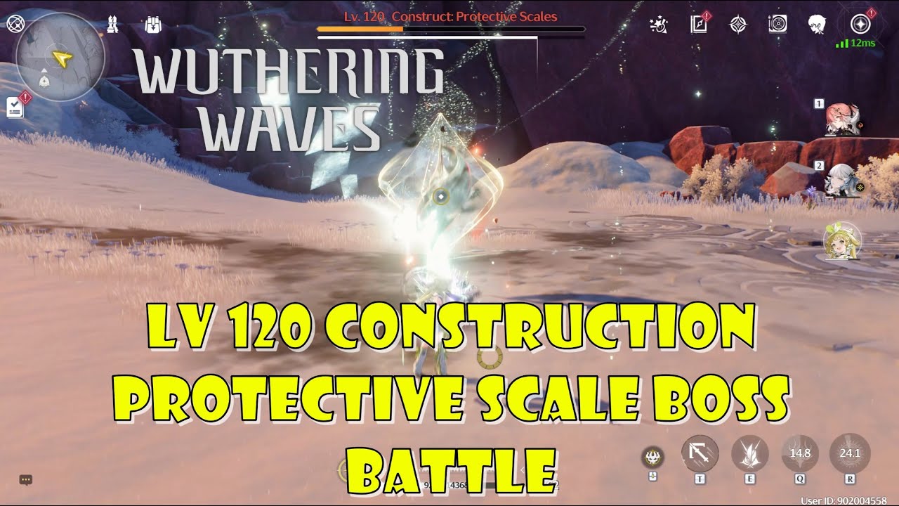 Level 120 Construction Protective Scale boss fight - Wuthering Waves ...