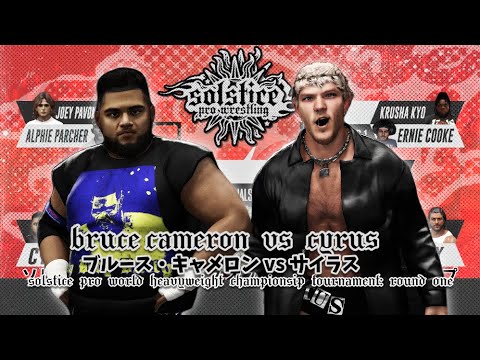 Solstice Pro Wrestling: Bruce Cameron vs Cyrus SPW Championship ...