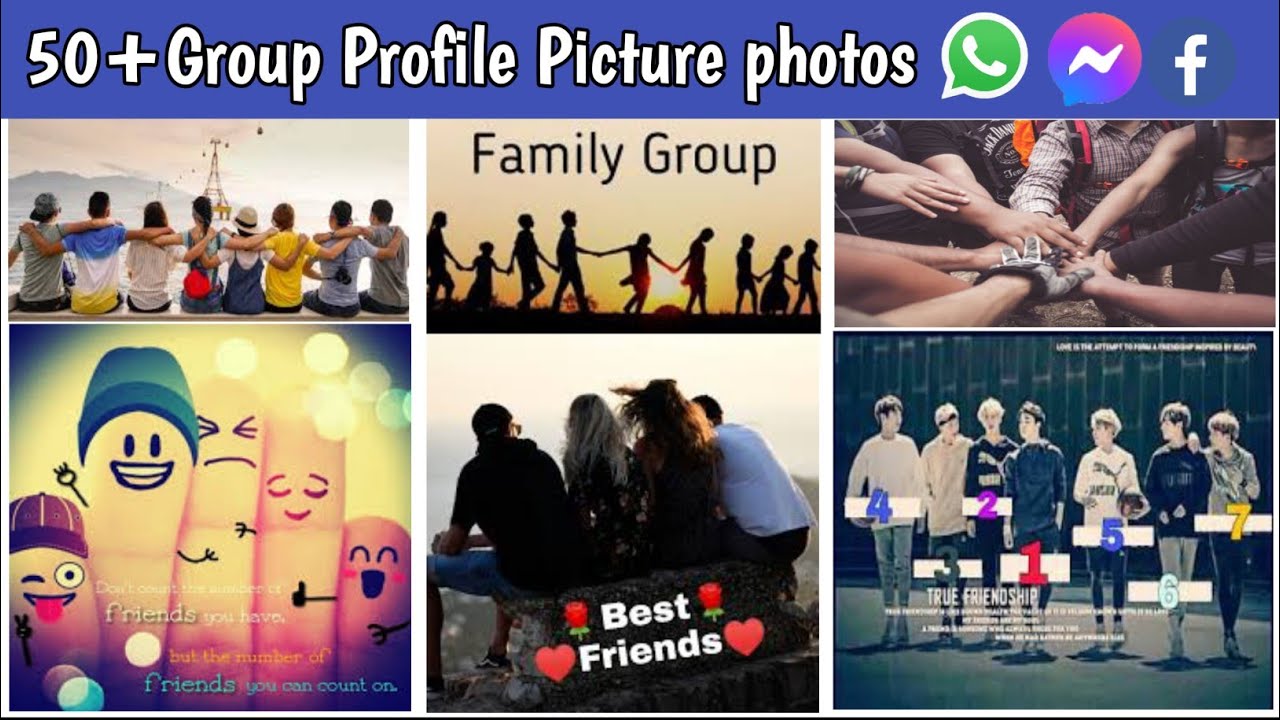 50+ Best Friendship Group Photos | Messenger group photo | Whatsapp ...