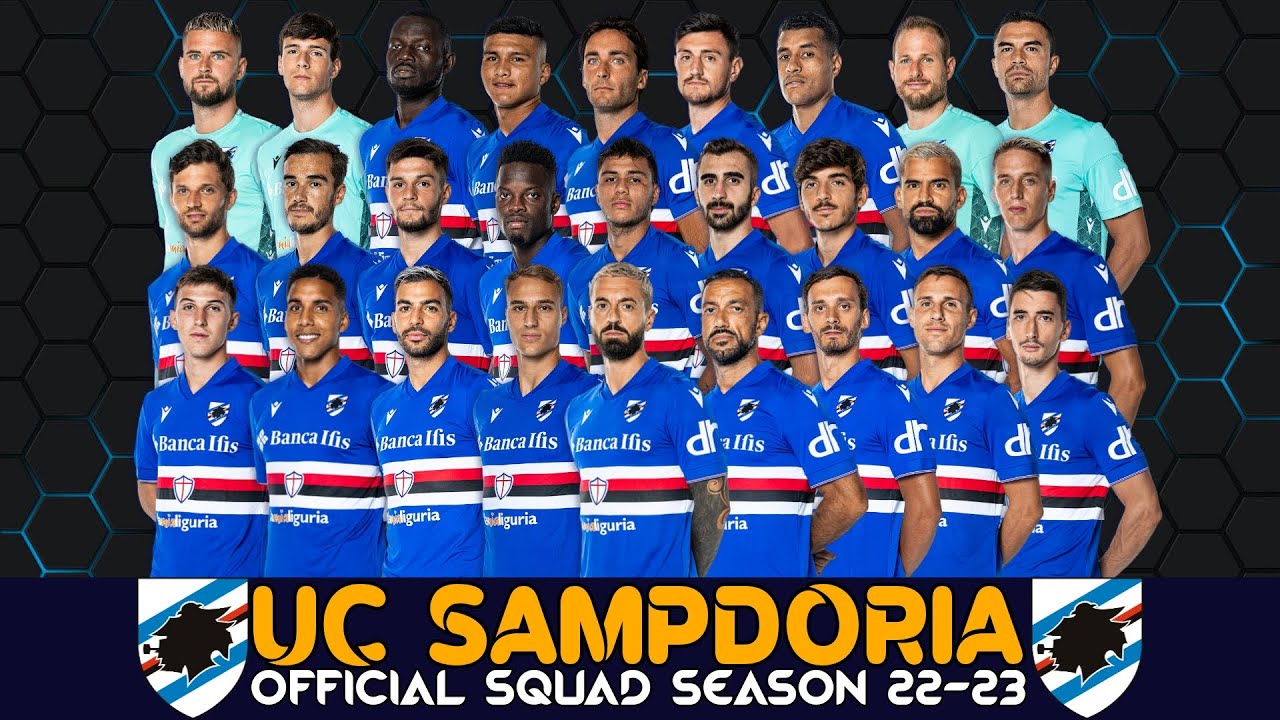 UC Sampdoria Official Squad 2022/23 + New Player's | UC Sampdoria ...