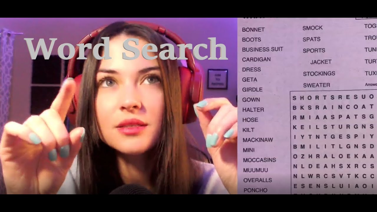 ASMR [Word Search] | Whispered - YouTube