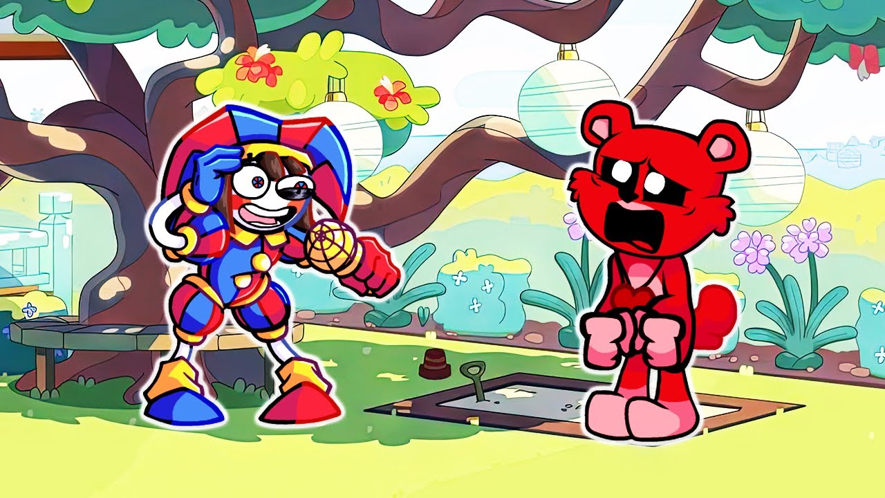 FNF NEW Bear VS NEW Pomni | Amazing Digital Circus Episode 2 | Sings ...