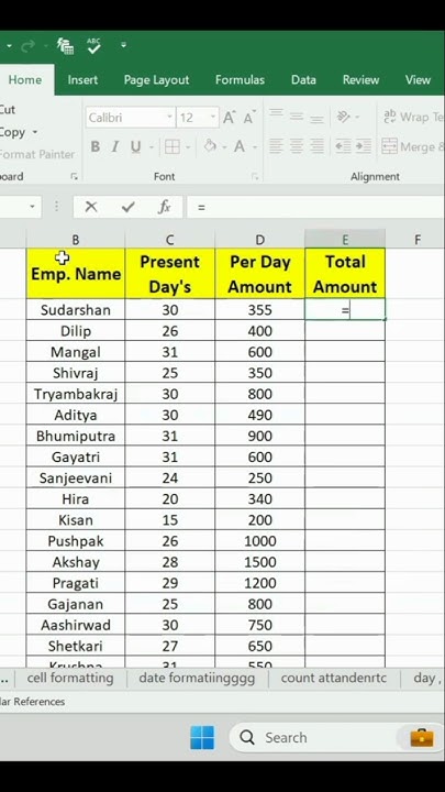 Excel for freshers in interview tricks for beginners in Excel - How to create data in Excel # ...