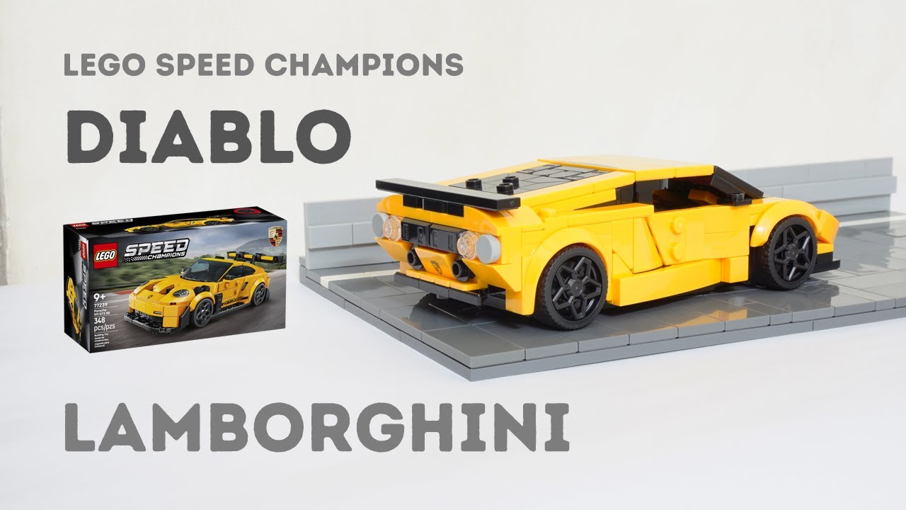 LEGO Lamborghini Diablo | LEGO 77239 Alternate Build - YouTube