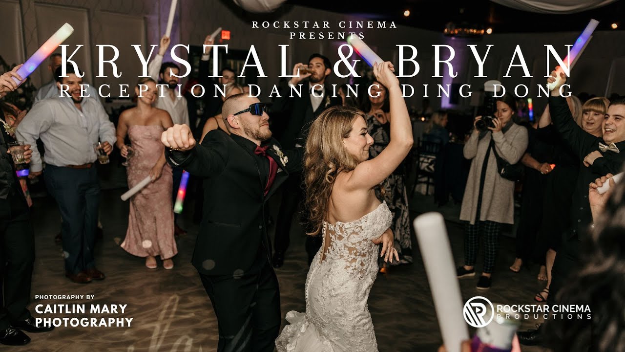 Krystal & Bryan's Wedding Reception Dancing - Ding Dong 4K - YouTube