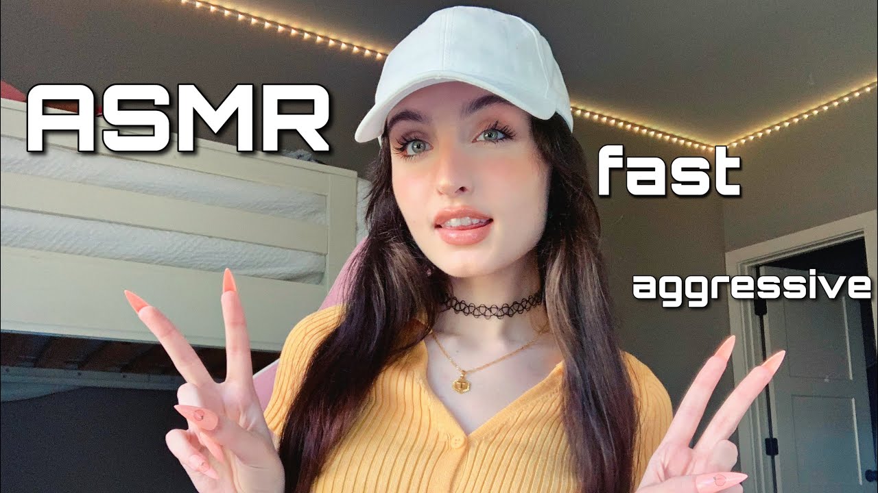 ASMR | Fast & Aggressive Soft Spoken Lofi Trigger Assortment ( hand ...