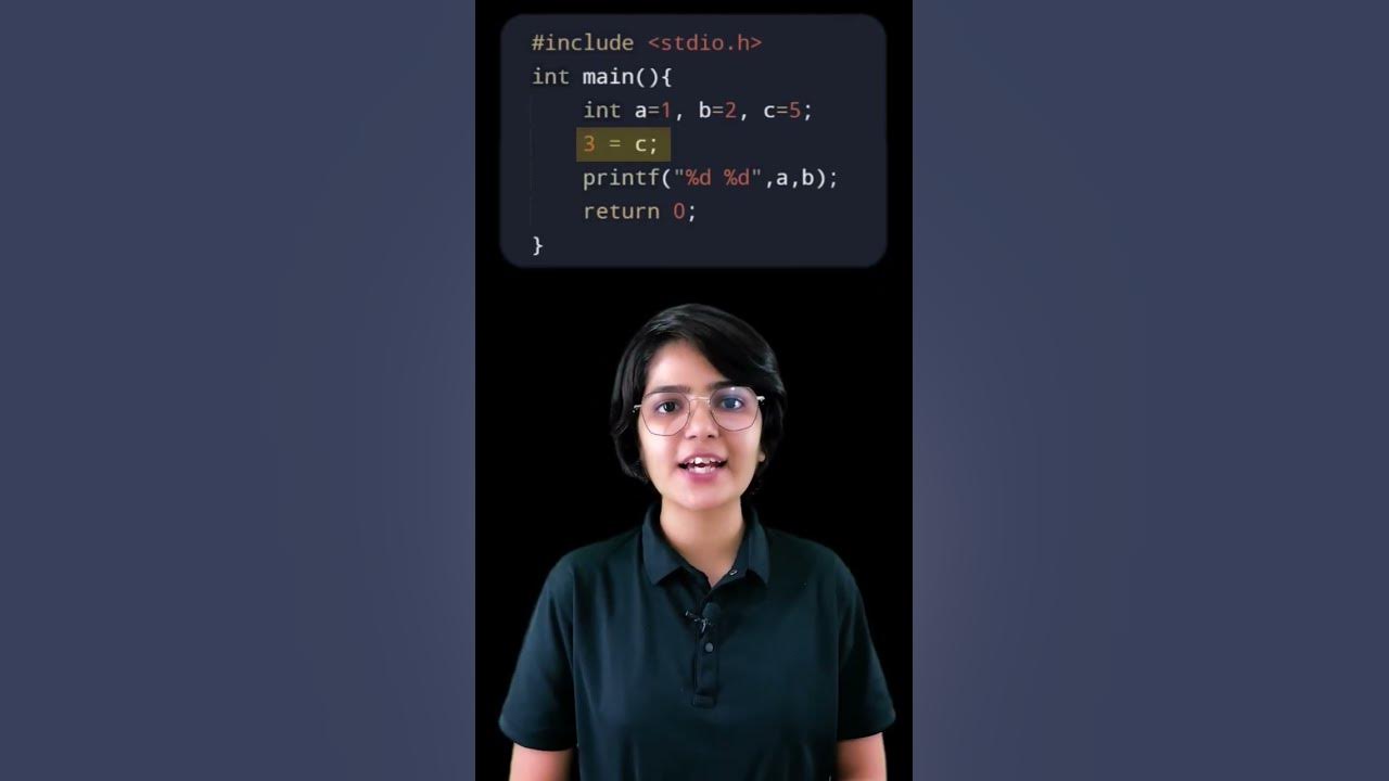 Part 2 Assignment Operator In C Prishu Interviewquestions Youtube
