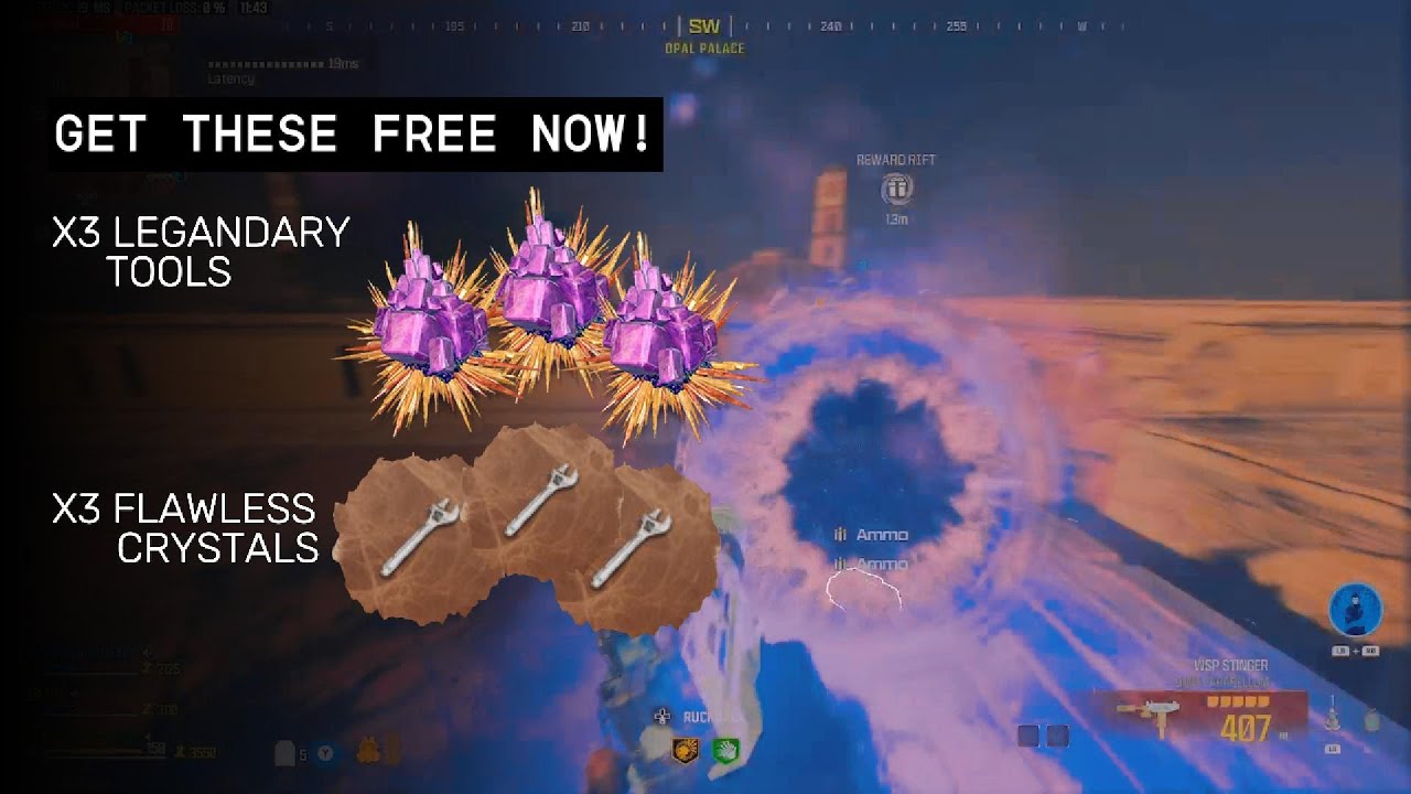 *FREE* GET 3 FLAWLESS CRYSTALS AND 3 LEGENDARY TOOLS! SEASON 5 - MW3 ...