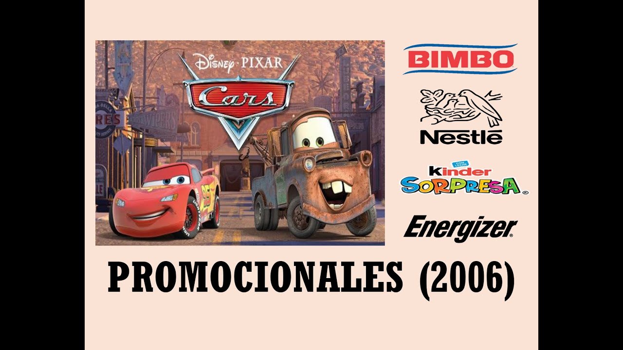 Promocionales De Cars (2006) [ES] - YouTube