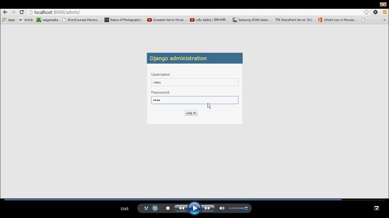 Django Getting Started Sample Project Youtube