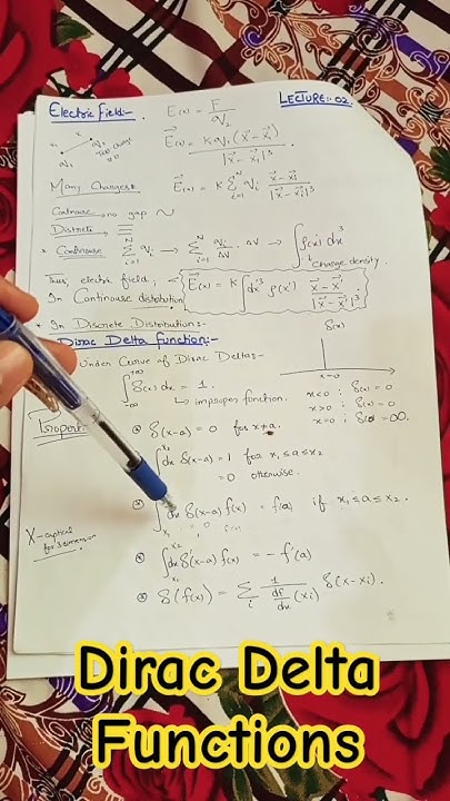 Dirac Delta Function || Physicist Hammad Shaukat - YouTube