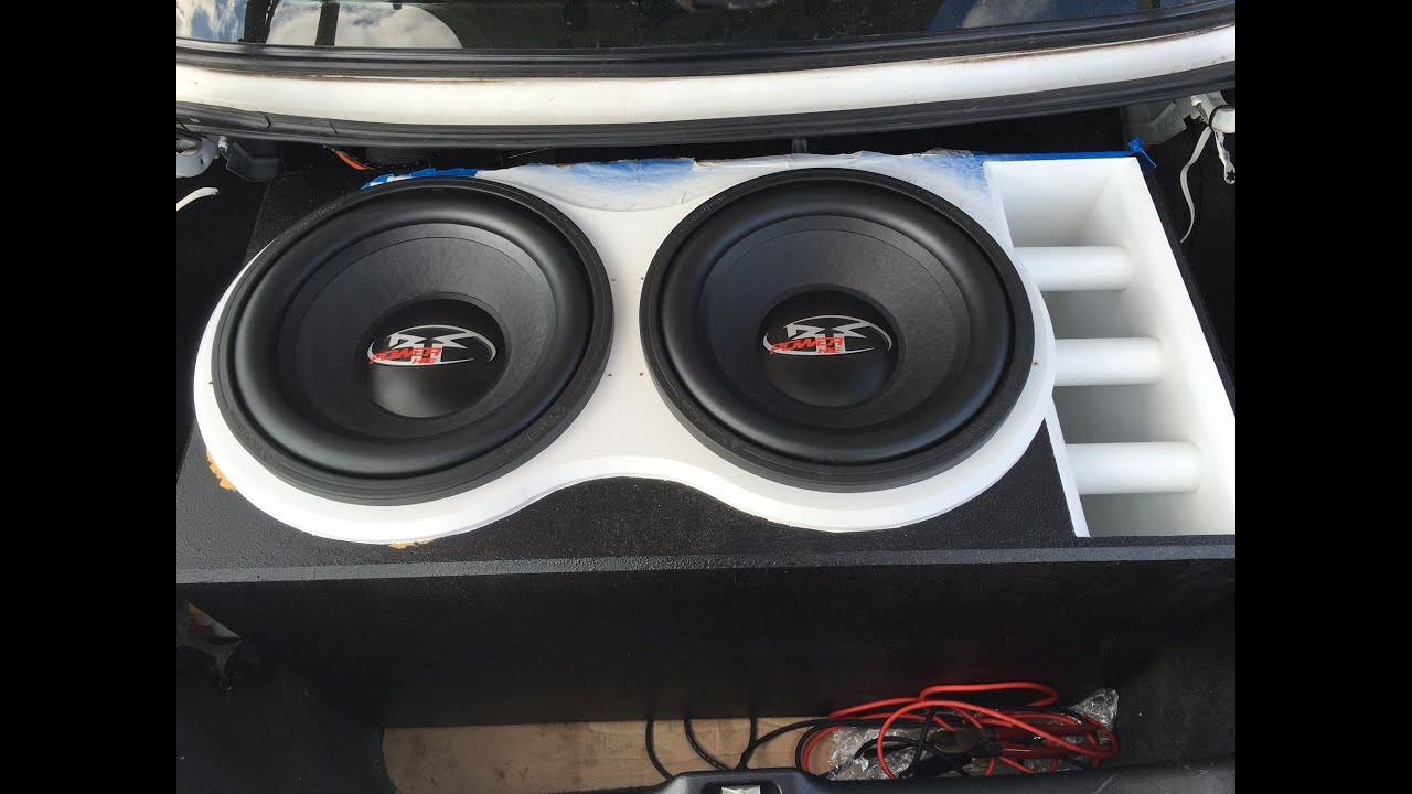 Power HX2 15 Labyrinth Subwoofer box(in the zombie Vic) - YouTube
