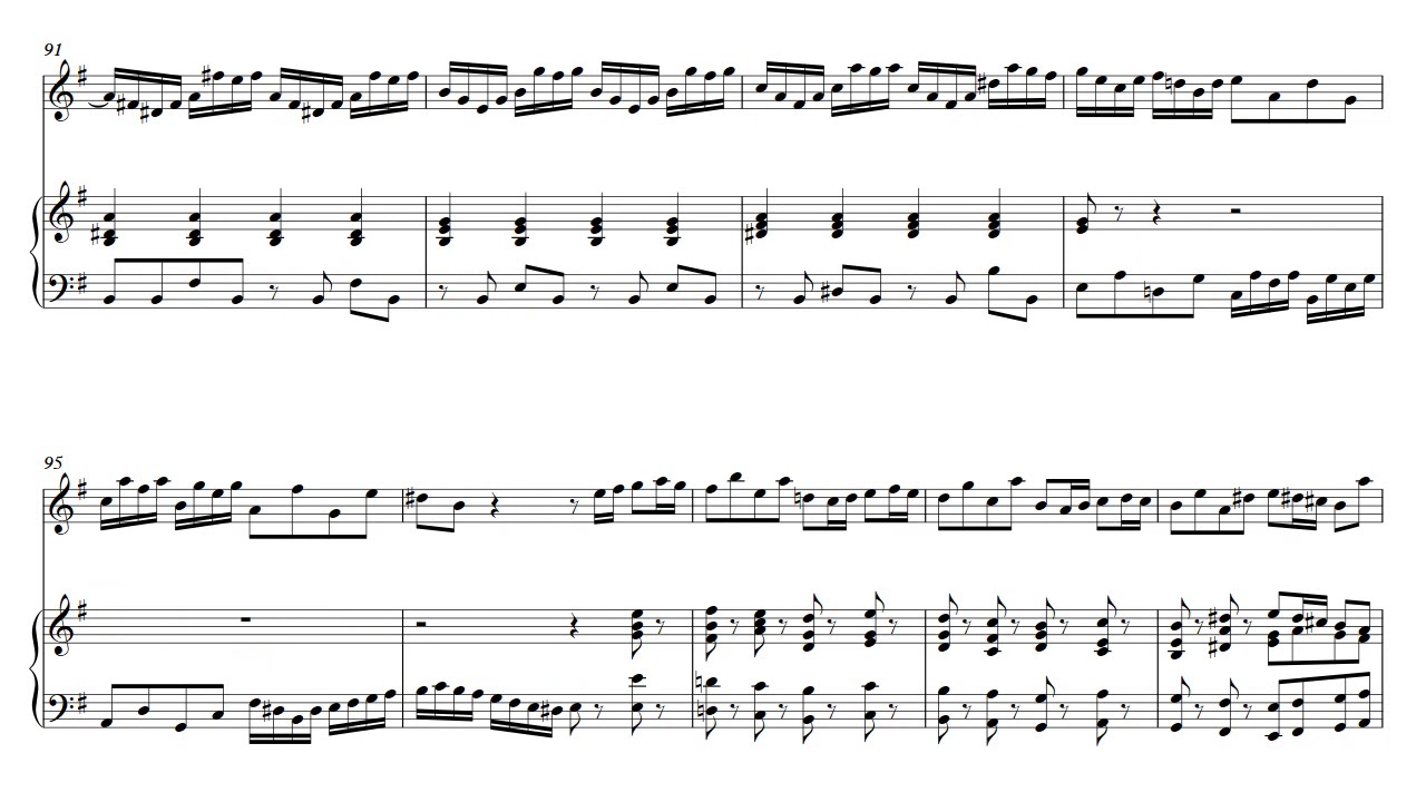 Bach Flute Sonata e minor BWV 1034 Accompaniment - YouTube