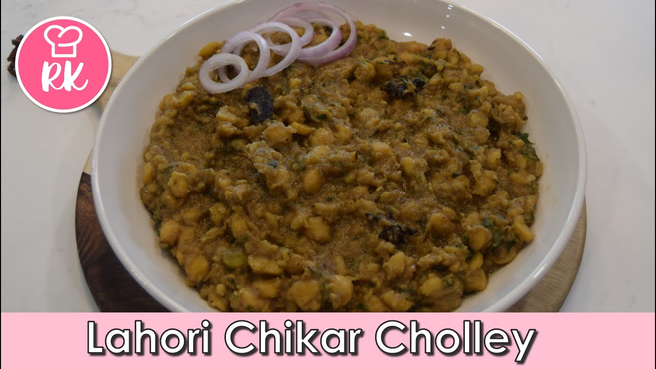 Easiest Lahori Chaney Chikar Cholley Recipe Best Nashta No Onion No ...