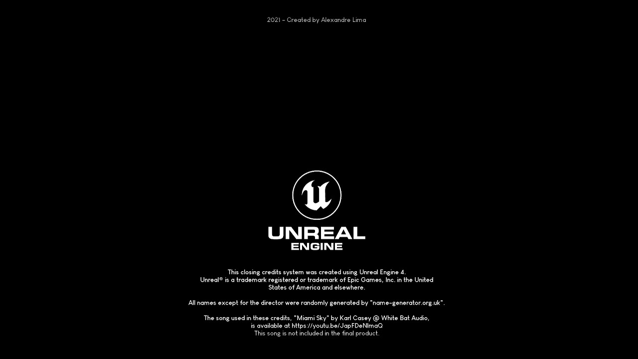 Closing Credits | Unreal Engine - YouTube