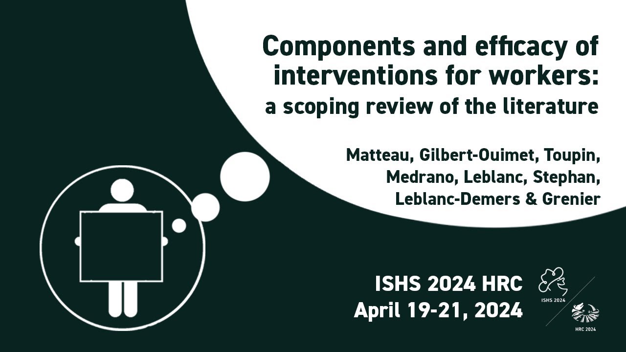 Matteau et al. - ISHS 2024 HRC Poster Presentation - YouTube