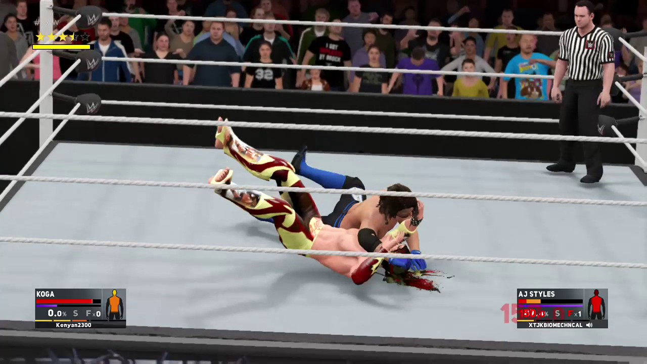 Epic reversal on WWE 2K17 - YouTube