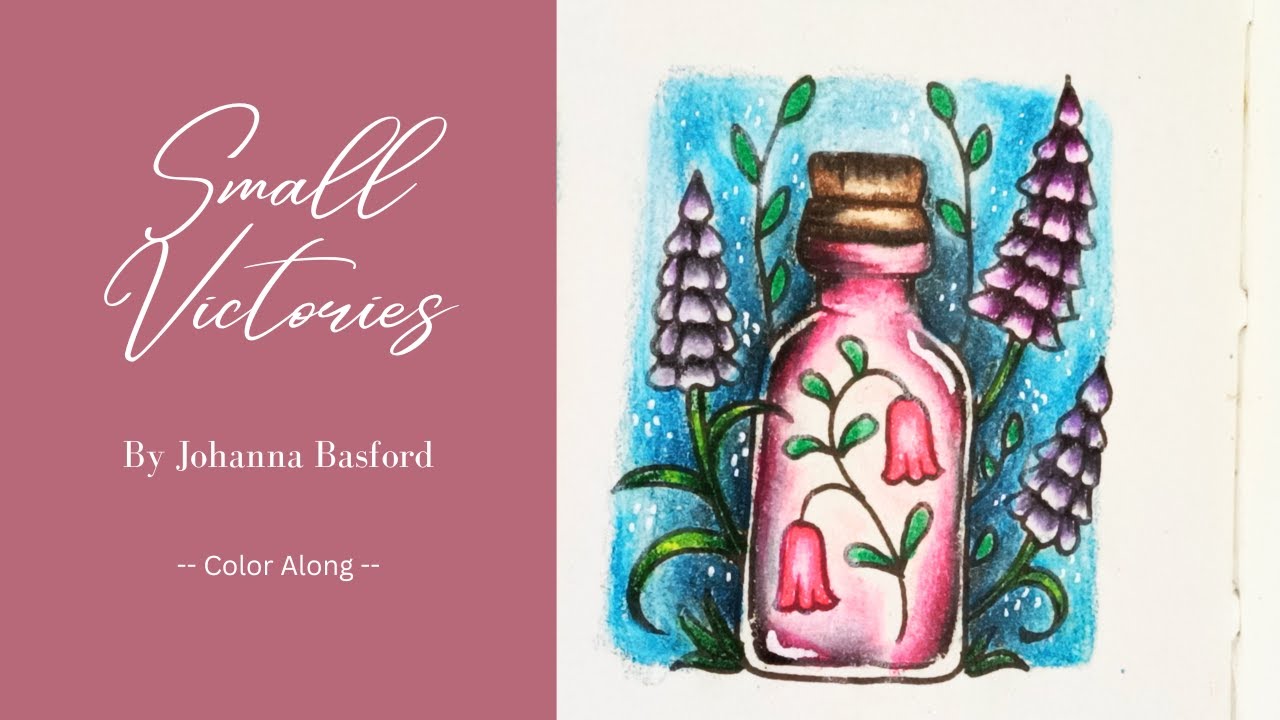 Mini Bottle - Color Along - Prismacolor Pencils - Small Victories by ...