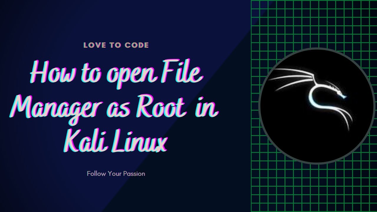 How To Open File Manager Root In Kali Linux In Bangla YouTube How To Open File Manager Root In Kali Linux In Bangla YouTube