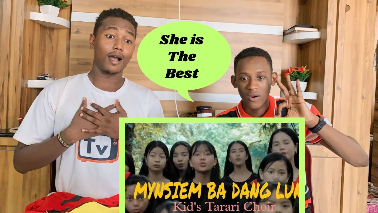 Africans Reaction to Mynsiem ba dang lung | Kid's TARARI - YouTube