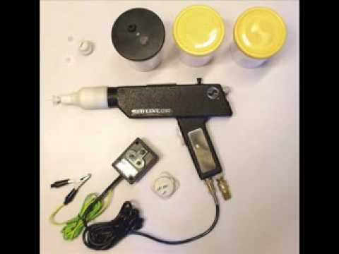 RED LINE EZ100 - the high performance 100 kV complete powder gun - YouTube