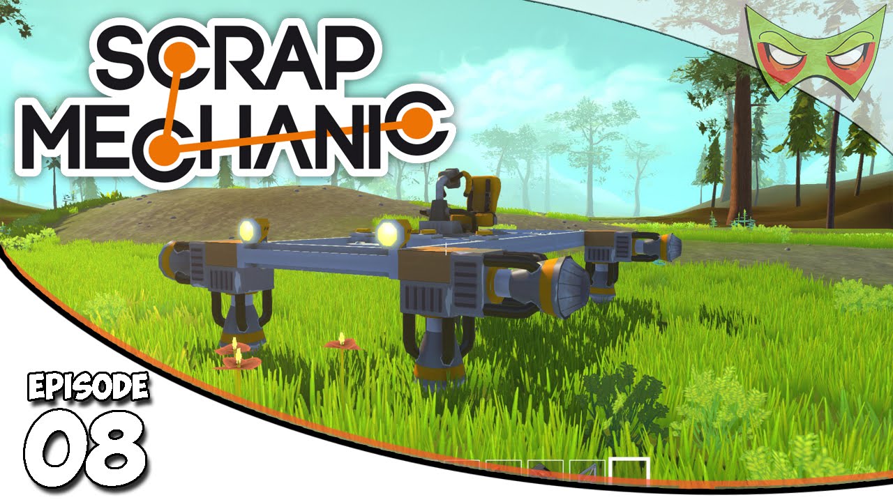 Scrap Mechanic Gameplay - Ep. 08 - Flying Platform! - Lets Play - YouTube