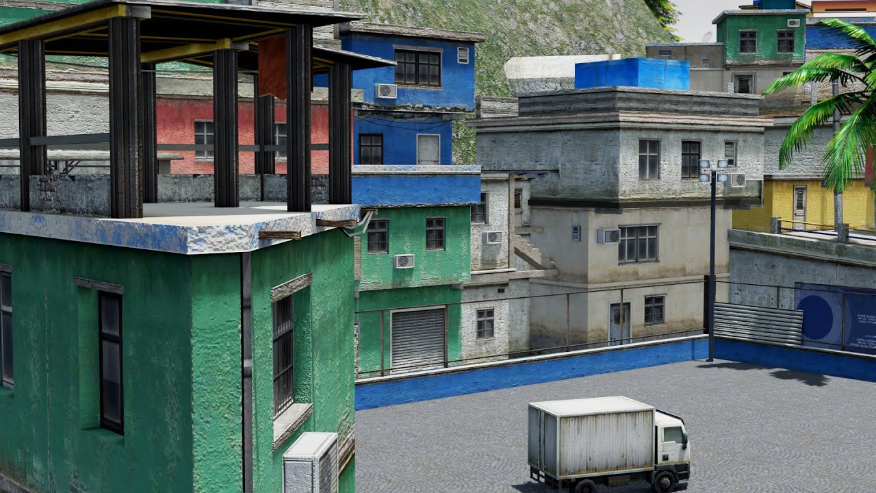 Free Fire Old Training Ground 3D Model | Old Training Ground 3D Model ...