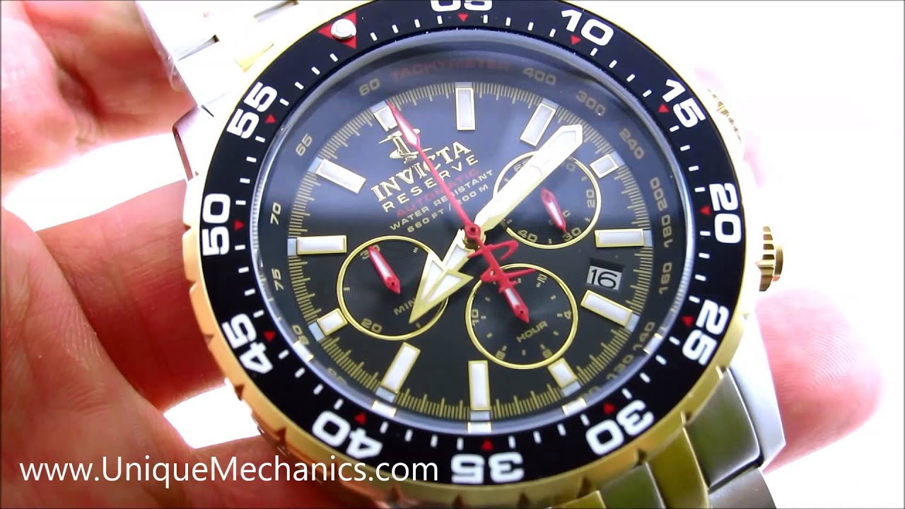 Invicta Watch 1471 Ocean Master Reserve Automatic Men's Chronograph ...