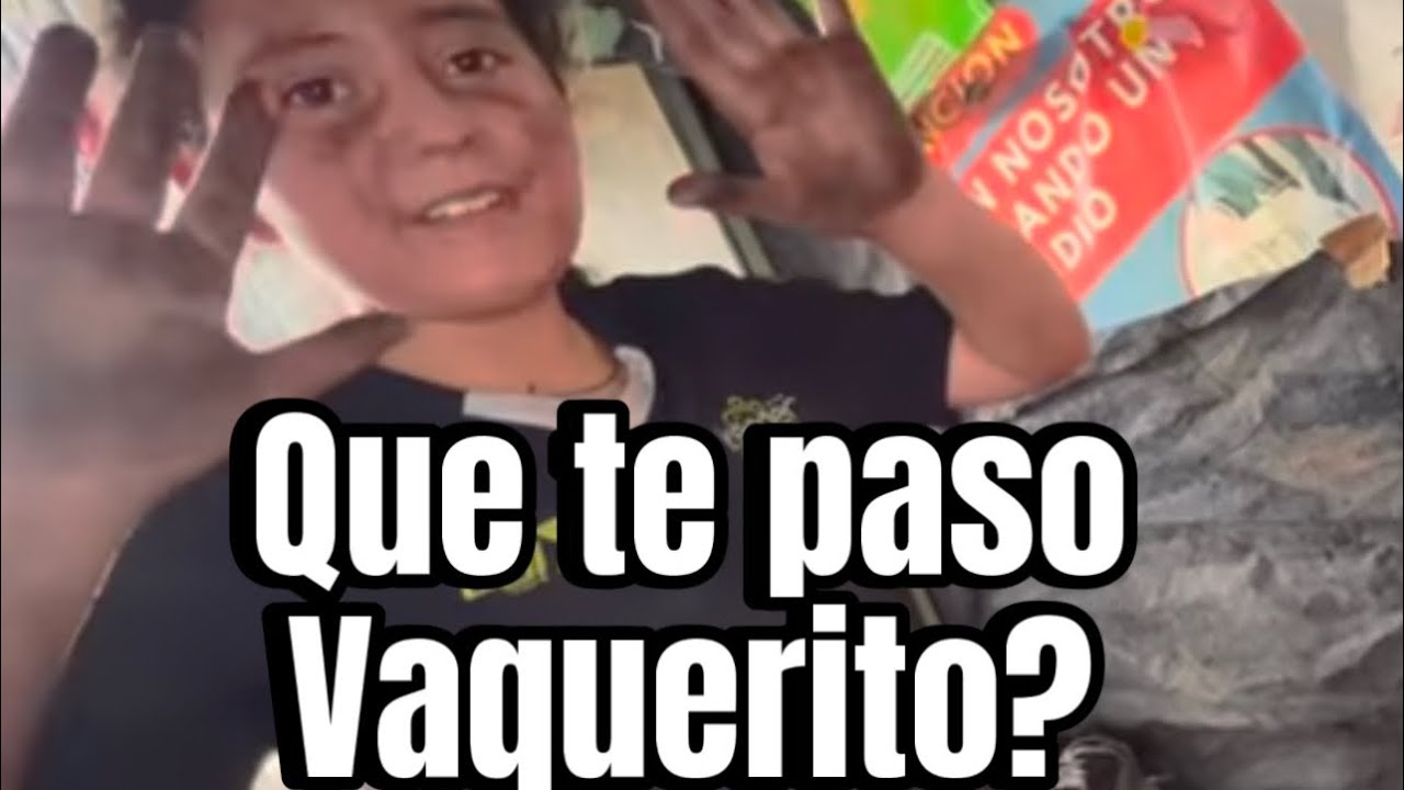 Vaquerito así quedó después de un raund de ⚽️ con Jesús el hijo del sr ...