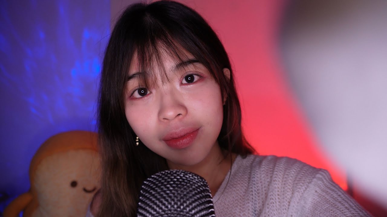 ASMR Covering your eyes to SLEEP! mouth sounds with triggers - YouTube