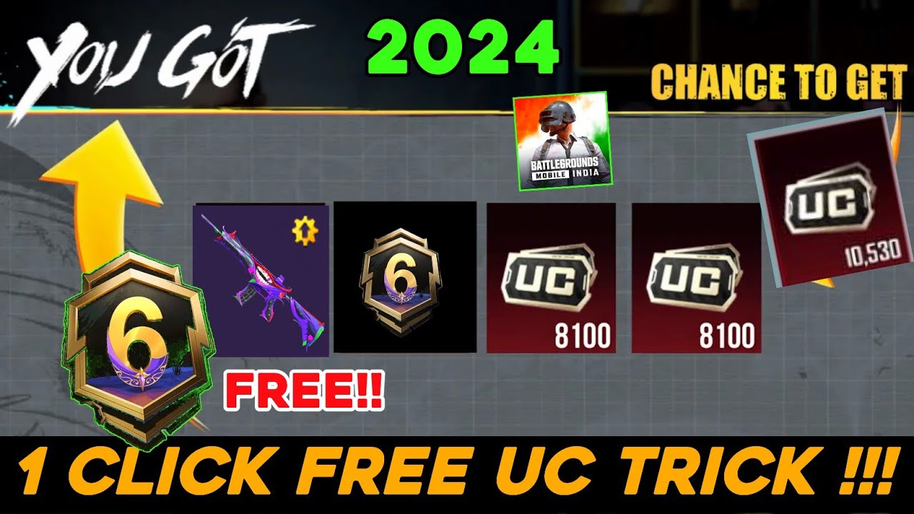 1 Click 😱 FREE UC 100% 🔥 How To Get FREE UC / How To Get Free Uc In ...