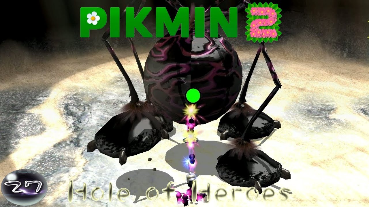 Pikmin 2 HD Part 27 - Angry Arachnorb - YouTube