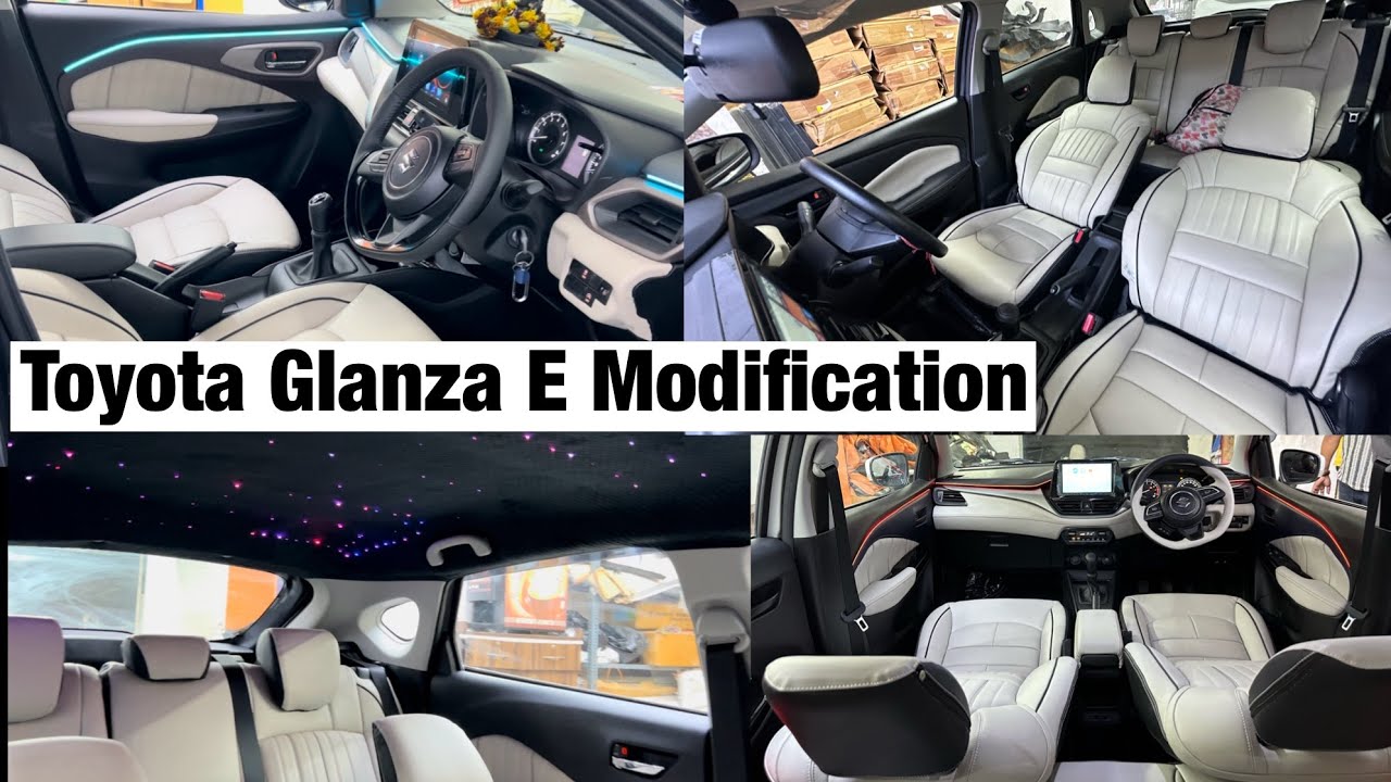 Toyota Glanza E Base Model Modification | Interior Customised | Base to ...