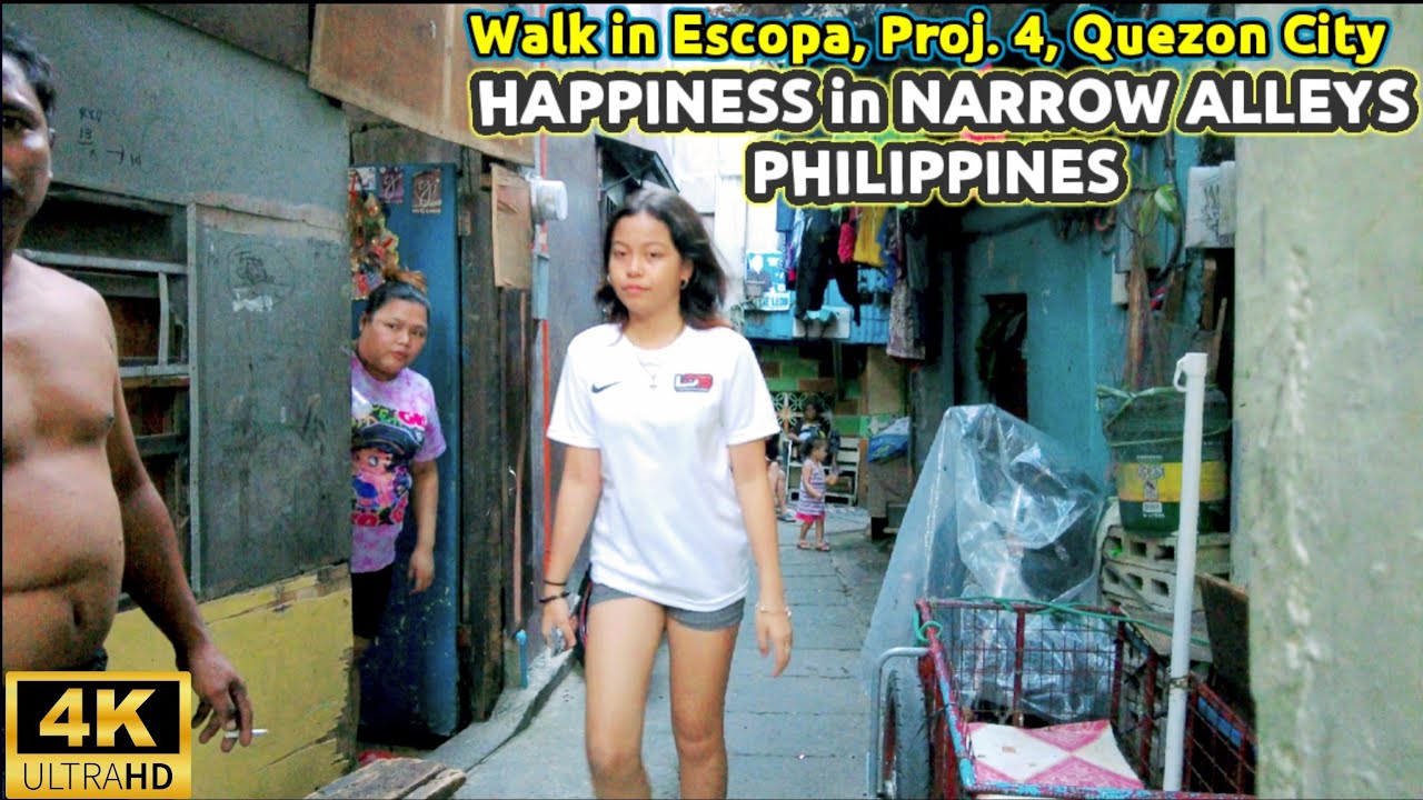 Can YOU LIVE their LIVES? | REAL Narrow Alleys PHILIPPINES | Walk in ...