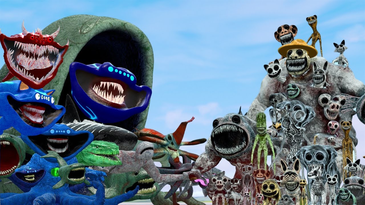 SEA MONSTERS EL GRAN MAJA & MOSASAURUS & THE BLOOP vs ALL ZOONOMALY ...