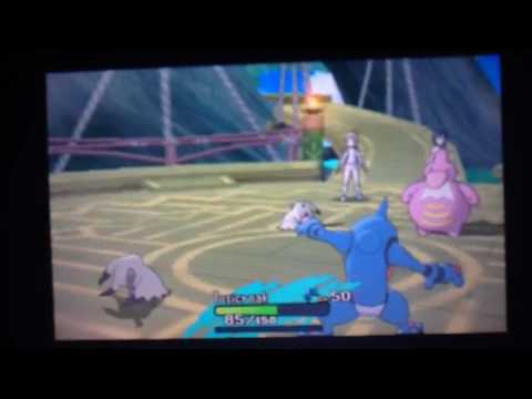 Pokémon Moon: Battle Tree Multi Battles Me and Guzma VS Backpacker ...