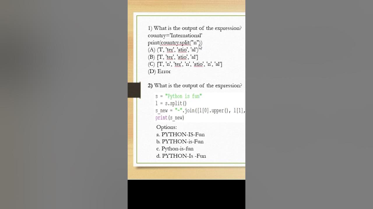 MCQ #1 |Python MCQs| CBSE Class 12|Computer Science| Important Python MCQs #class12 # ...