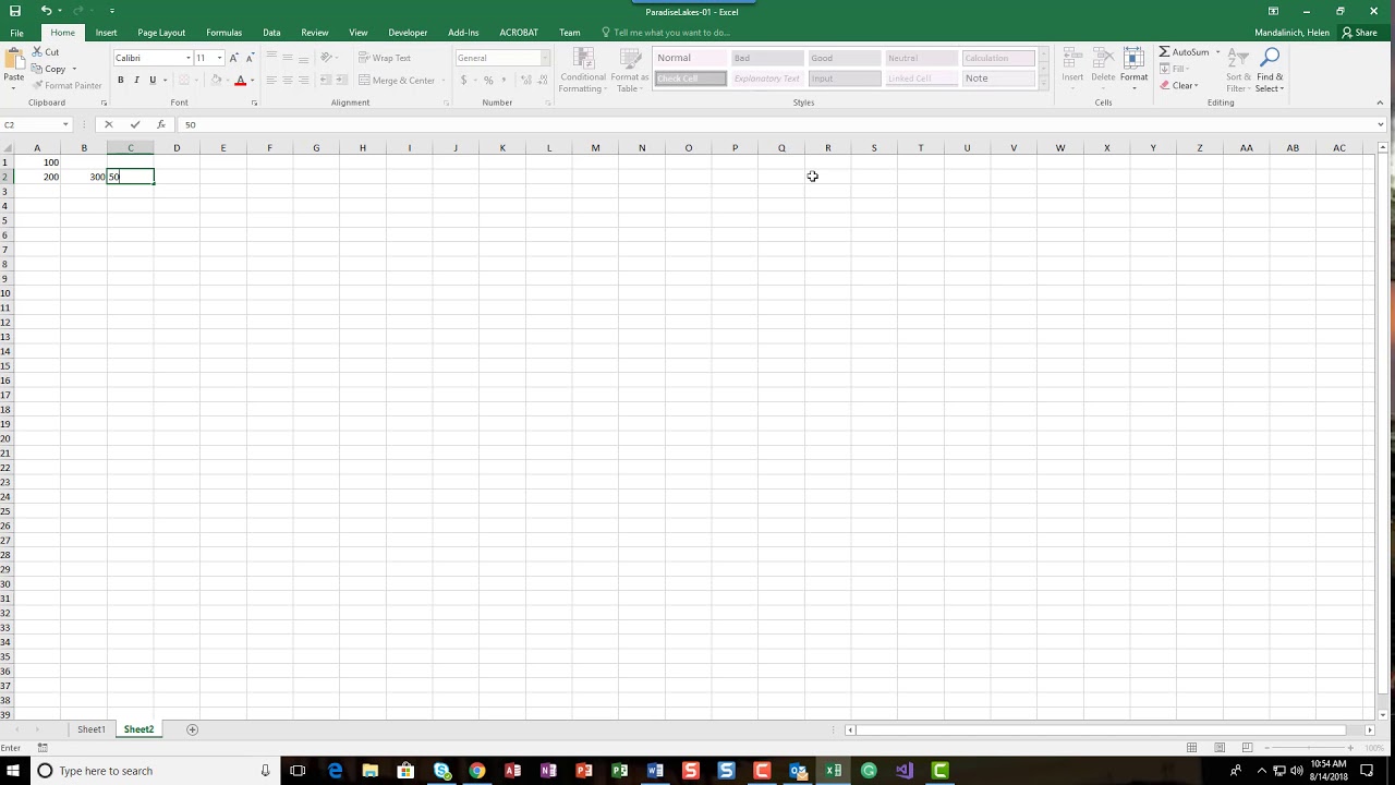 Excel Ch 1 Intro only - YouTube